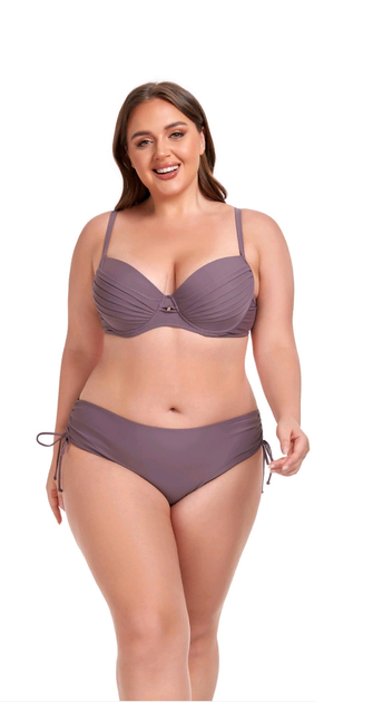 Купальник раздельный Fuba 70052 коричневый 56 (5XL) полнота груди 5E ;бедра 121-125 см от ...