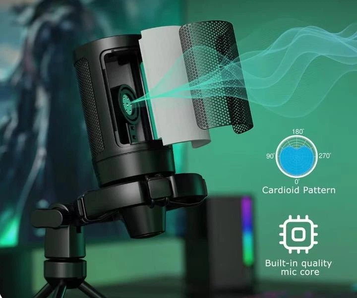 Мікрофон FIFINE Ampligame A2 з RGB – фото, відгуки, характеристики в ...