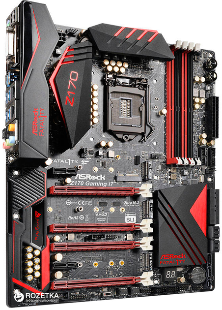 Материнская плата ASRock FATAL1TY Z170 Professional Gaming i7 (s1151 ...