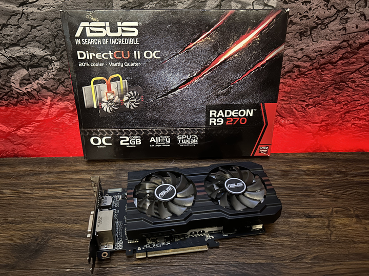 Видеокарта Asus Radeon R9 270 DC II 2048MB GDDR5 Б/У – фото, отзывы, характеристики в интернет ...