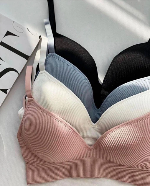 Топ бюстгальтер Ouno 7502 в рубчик, 4 цвета S/M – Брендовая одежда | ROZETKA