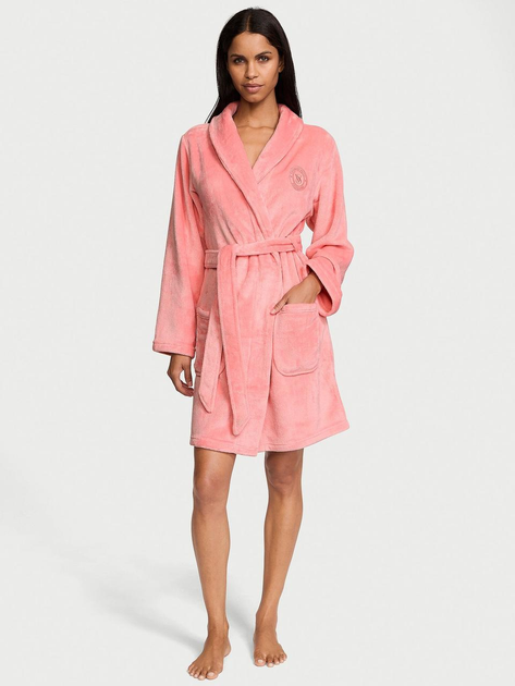 Халат женский теплый Victoria's Secret 26931142 XL/XXL Персиковый ...