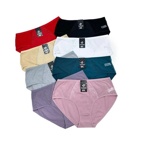 Трусы женские слипы Anttifu XL однотонные 18460 - 8 шт от продавца: Da-na – в интернет-магазине ...