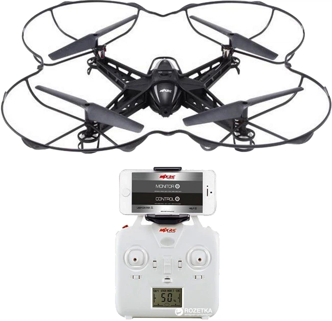 Квадрокоптер MJX X301H 310 мм HD 720p WiFi с камерой Black (MJX X301H) – фото, отзывы ...