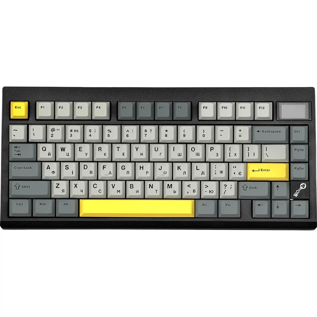 Клавіатура бездротова Epomaker TH80 Pro V2 75% Sea Salt Silent Switch ...