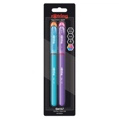 Ручка гелева Rotring Drawing ROTRING GEL Fun Colors GEL 0,7 блістер 4шт ...