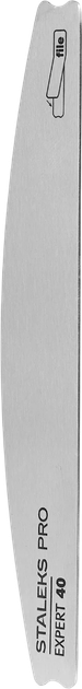 Пилка для ногтей Stalex Pro Expert 40 металлическая в форме полумесяца ...