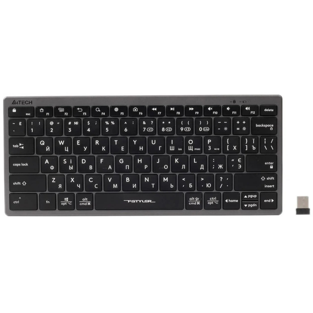 Клавиатура A4Tech Fstyler FBX51C серый (469429) – фото, отзывы ...