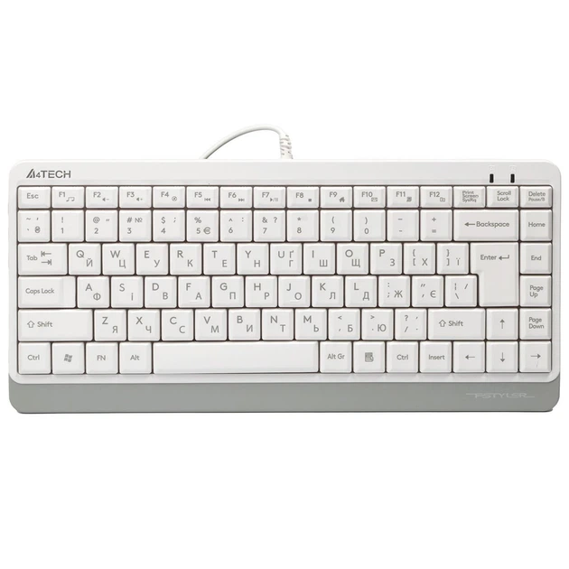 Клавіатура A4Tech FK11 White Білий – фото, відгуки, характеристики в ...