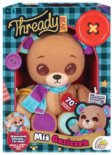 Набор игрушек Cobi Thready Bear Мишка Guziczek (5902251500337) – фото ...