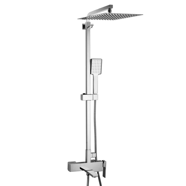 Душова система GAPPO G2418, вилив - перемикач на лійку, хром – фото, отзывы, характеристики в ...