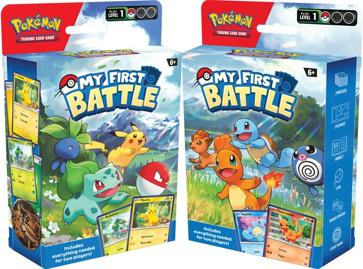 Набор Pokemon TCG: My First Battle - Bundle 12 шт (00820650875007 ...