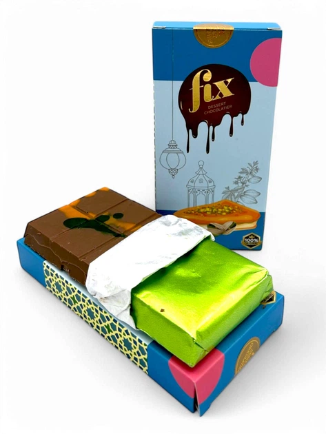 Дубайский Шоколад 100г Fix Chocolate Dubai Knafeh and Pistachio з ...