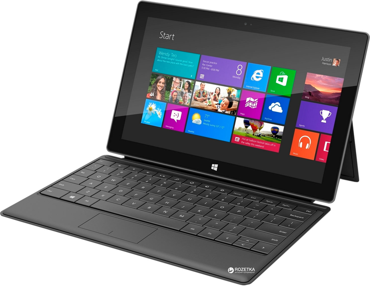 Чехол-клавиатура Microsoft Touch Cover для планшета Surface Black (D7S ...
