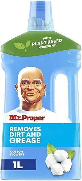 Универсальное моющее средство для полов и стен "Цветы хлопка" - Mr ...