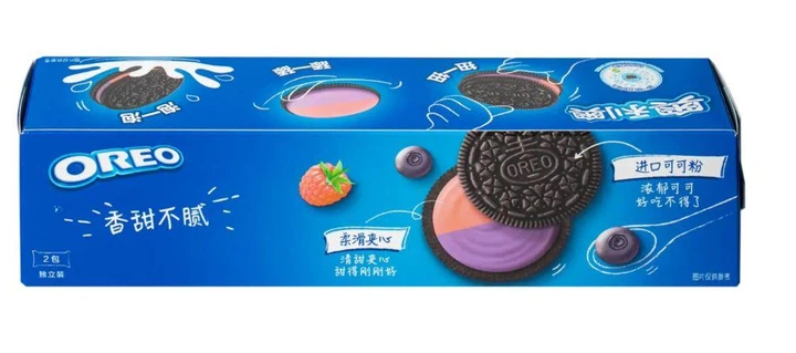 Печенье OREO Blueberry Raspberry Черника-Малина, 97 г – ROZETKA. Купить ...