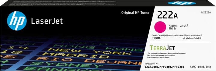 Тонер-картридж HP 222A CLJ Pro 3203/3303 Magenta (W2223A) – фото ...