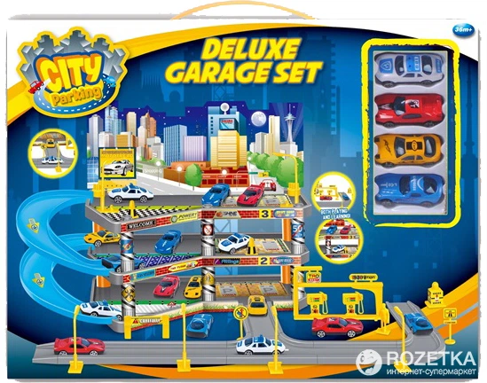 Игровой набор Dave Toy City Parking Парковка с подъемом (32037) – фото ...