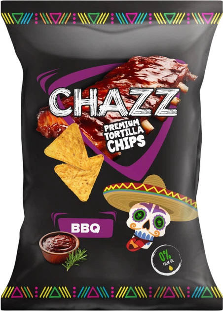 Кукурудзяні чипси Chazz зі смаком Барбекю 100 г (0.1 кг) (4779047981660 ...