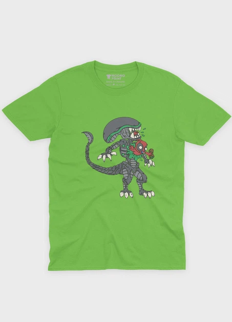 Футболка для хлопчика MODNO з принтом антигероя - Дедпул 110-116 см Салатовий (TS001-1-KIW-006 ...