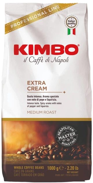 Купити Кава в зернах Kimbo Extra Cream 1 кг (8002200140014) - ROZETKA ...