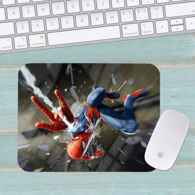 Коврик для мыши Человек Паук Spiderman маленький 0014 (180х220х3мм ...