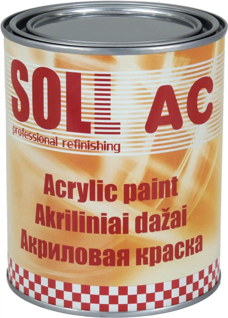 Автокраска акриловая (SOLL) LADA 201 Белая 1л. SA-201-1 – фото, відгуки ...