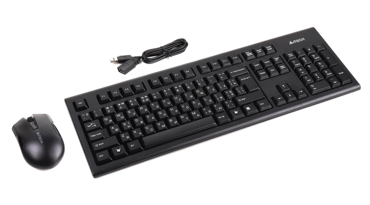 Беспроводной комплект (клавиатура + мышь) A4Tech 3000N V-Track Wireless ...