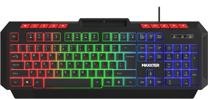 Клавиатура проводная Maxxter KBG-UML-02B-UA USB – фото, отзывы, характеристики в интернет ...