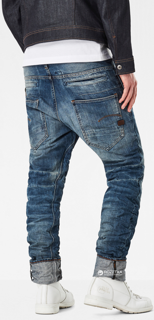 Джинсы G-Star Raw Staq 3D Tapered D02036.8595.2966 33-34 Голубые ...