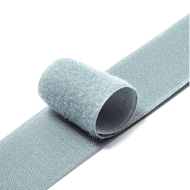 Стяжки на липучке 15мм 45м серые универсальные крепления для упаковки и ...