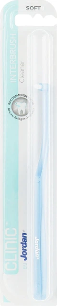 Монопучкова щітка для брекетів, мостів та коронок, блакитна - Jordan ...