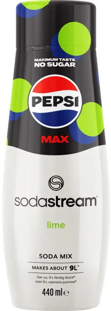 Сироп Sodastream Pepsi MAX Lime 440 мл (8719128117812) – фото, отзывы ...