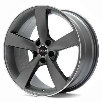 AVUS RACING AF10 R19 W8.5 PCD5X112 ET35 DIA66.6 ANTHRACITE POLISHED ...