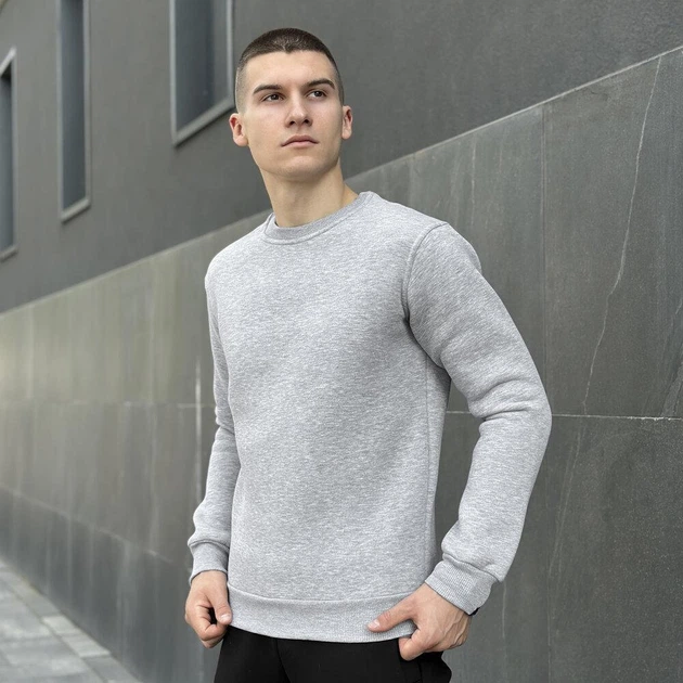 Світшот чоловічий 007 Pobedov на флісі S сірий (24322) від продавця: PontShopRis – в інтернет ...