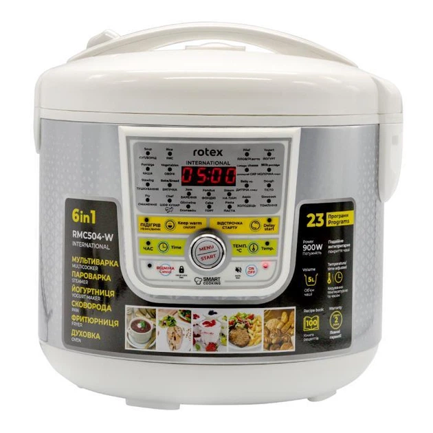 Мультиварка Rotex International RMC504-W 900 Вт – фото, отзывы, характеристики в интернет ...