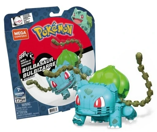 Конструктор Mega Blocks 175 ел. Pokemon Bulbasaur Blocks Mattel GVK83 ...