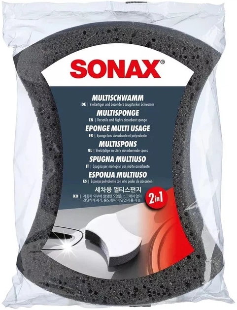 Багатоцільова двостороння губка SONAX Multischwamm 428000 (4064700428010) – фото, відгуки ...