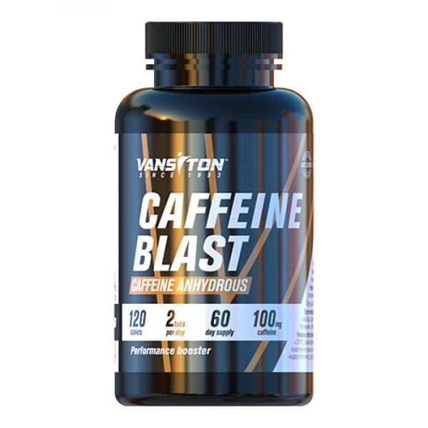 Передтренувальний комплекс Vansiton Caffeine Blast, 120 таблеток – фото ...