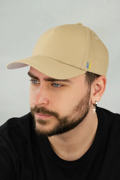 Бейсболка мужская «Патріотична» (1512) Braxton бежевый 56-60 1512 ...