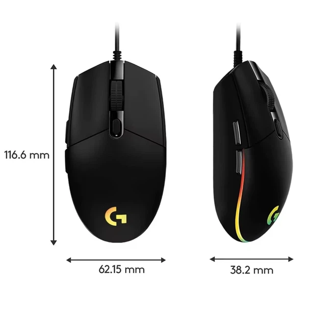 Мышь Logitech G102 Lightsync USB Black – фото, отзывы, характеристики в интернет-магазине ...