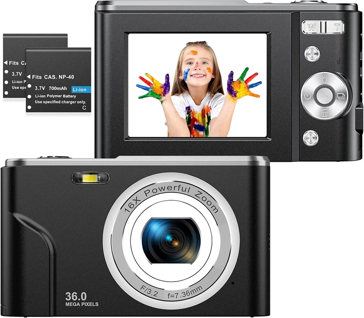 Фотоапарат ZORNIK DC301 36Мп / CMOS / 16Х зум / Black Б/В купити на ...