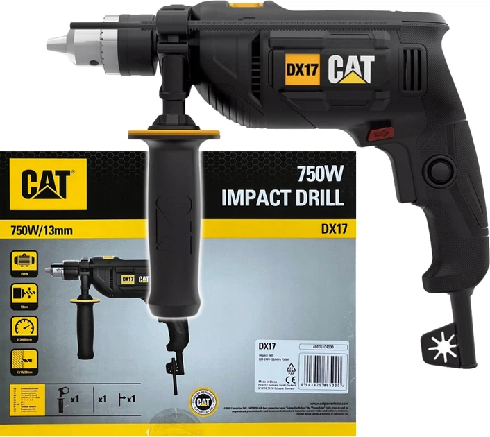 ROZETKA | Дрель ударная сетевая CAT DX17. Цена, купить Дрель ударная ...