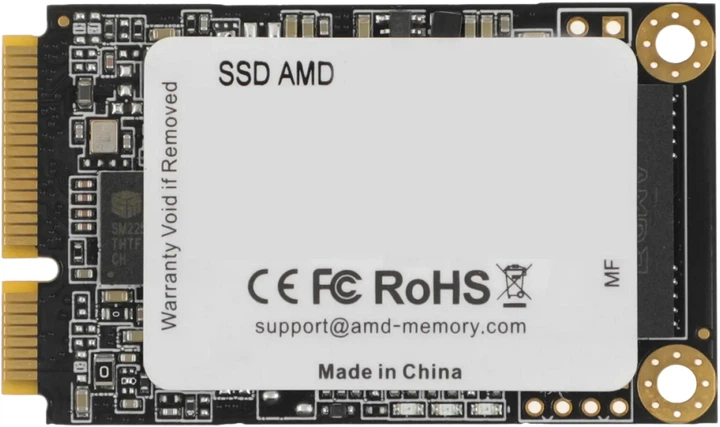 SSD диск AMD Radeon R3 512GB mSATA SATA III 3D NAND TLC (R3MS0512G5 ...