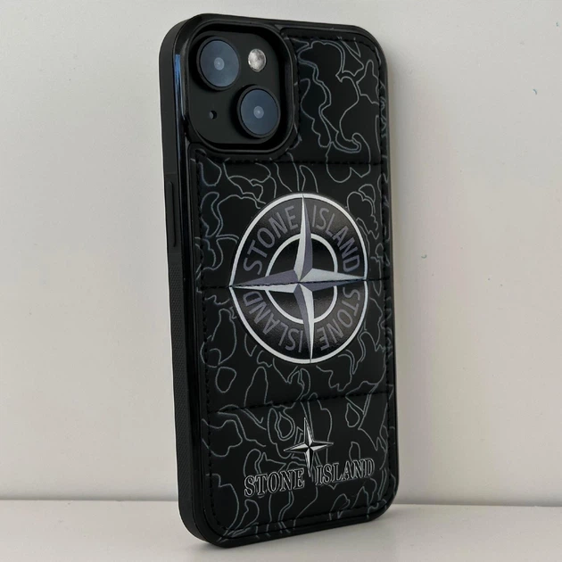 Чохол пуховик Stone Island Case для Apple iPhone 13, Чорний – фото, відгуки, характеристики в ...