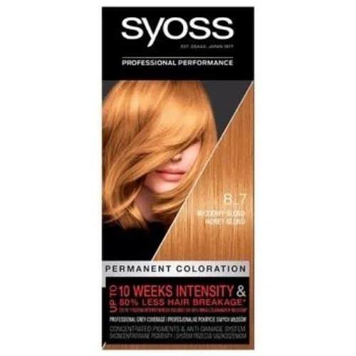 Фарба для волосся Syoss 8-7 Карамельний блонд – купить онлайн на ROZETKA