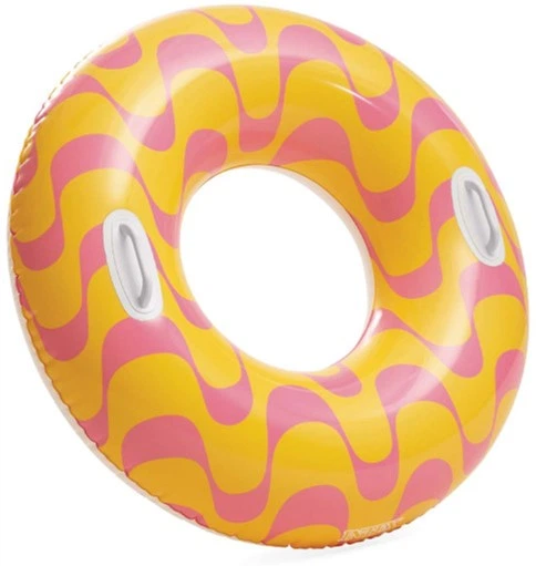 Коло надувне з ручками пляжне для плавання Intex 59256 Orange (Intex ...