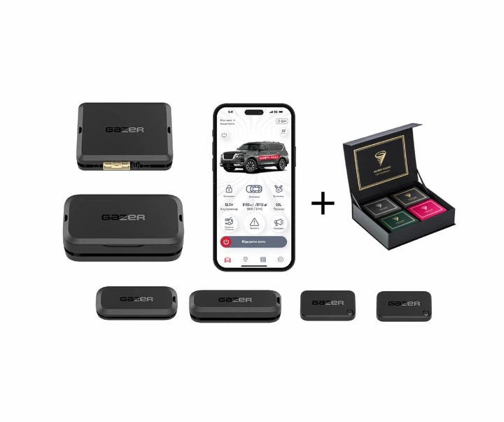 Автосигналізація Gazer S5 Overhand + Подарунковий набір Hurricane 4 Преміум саше – фото, відгуки ...