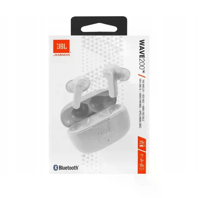 Навушники бездротові JBL Wave 200 TWS white (A0009) купити в інтернет ...