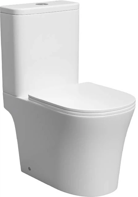 Унитаз-компакт Helmken 35373001 безободковый с сиденьем Soft Close полипропилен – фото, отзывы ...